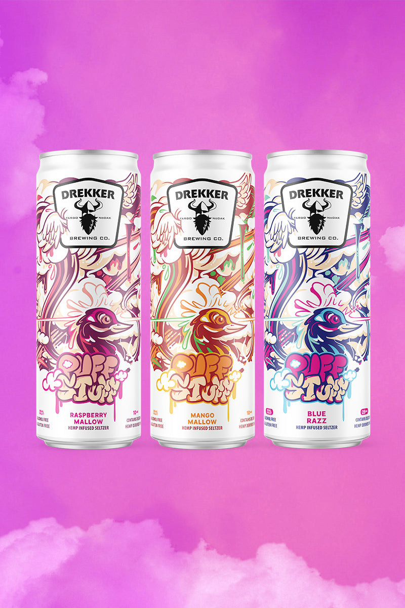 Puff Stuff | Drekker's Fruited Mallow THC Seltzers – Drekker Flavor Labs